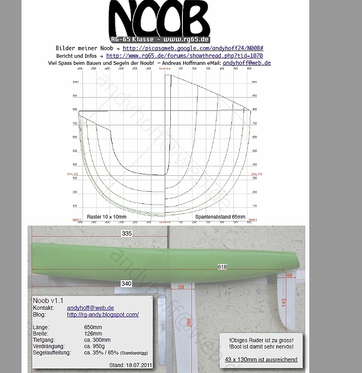Free Plans: RC-Sail Ship