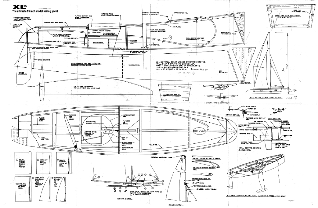 Free Plans: RC-Sail Ship